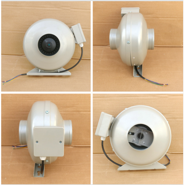 Quality Circular  Duct Fan For Kitchen Exhaust, EC Motor, Low Noise, High Pressure for sale
