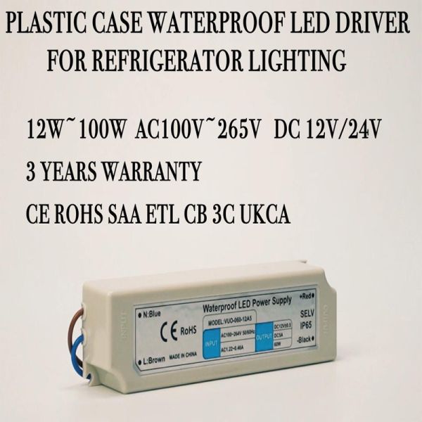 Quality Constant Voltage Output 24V LED Strip Power Supply 60w For Refrigerator Cooler for sale