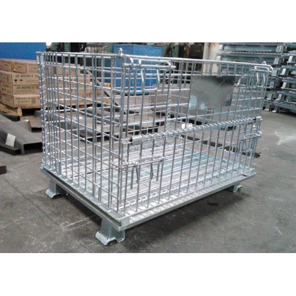 Quality Metal Mesh Storage Containers , Turnover Wire Mesh Storage Boxes for sale