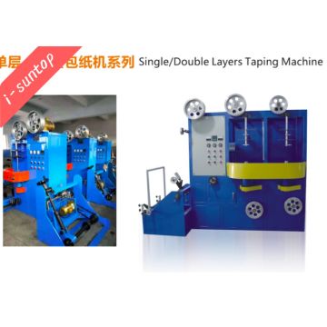 Quality AC100V Wire Harness Tape Wrapping Machine , Double Layer Vertical Taping Machine for sale