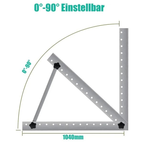 Quality AL6005-T5 Solar Panel Tilt Mount Brackets for Home Solar Mounting System 0-60 for sale