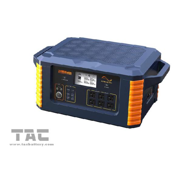 Quality Outdoor Portable Energy Storage System 2000W 3.7V Lithium Battery for sale