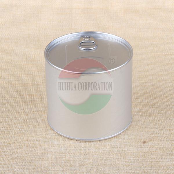 Quality Silver Foil Label Paper Canister Food Paper Tube Packaging Aluminum Easy Open End for sale