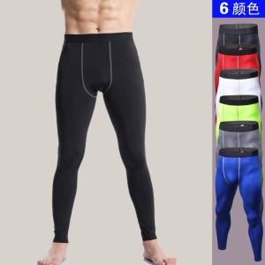 Quality Quick Dry Polyester Men'S Fitness Leggings , Mens Tights For Gym All Seasons for sale