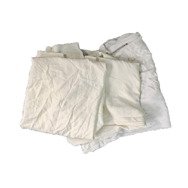 Quality Soft 95% Cotton 20kg/Bale White Cotton Rags for sale