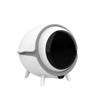 Quality Fully Enclosed Anti Deodorant Cat Toilet Pet Cat Litter Box With Lid 220V for sale