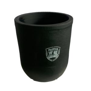Quality Smooth Graphite Carbon Crucible Alkalis Resistant Cylindrical Shape for sale