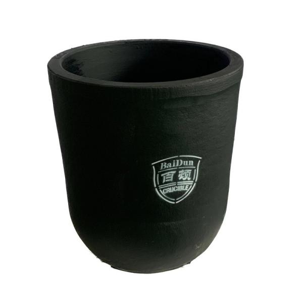 Quality Smooth Graphite Carbon Crucible Alkalis Resistant Cylindrical Shape for sale