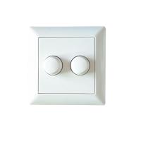 China Dual Rotary 200W LED Dimmer Switch 50000 Hours factory