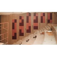 Quality Auditorium Slat Wooden Grooved Acoustic Panels Sound Absorption Building for sale