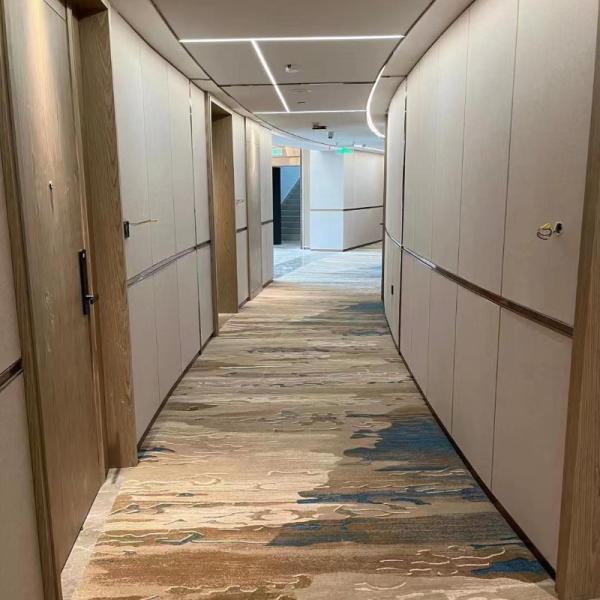 Quality Customized Hotel Suite Axminster Carpet for Luxury Floral Lobby and Ballroom for sale