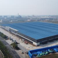 Quality Large Span Prefabricated Steel Frame Buildings for Logistics Warehouses for sale