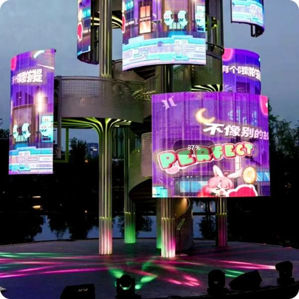 Quality Ultra Light High Transparency Grille LED Screen Outdoor Waterproof IP67 for sale