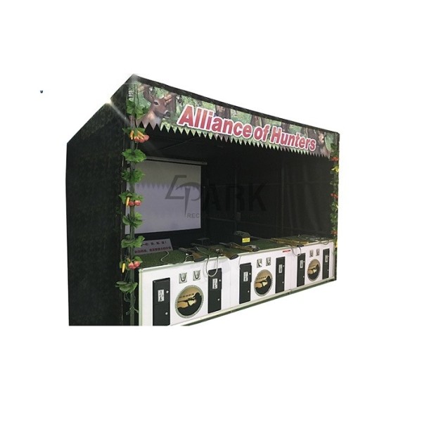 Quality Projector screen air gun  game real sense hunting EPARK 6 players  simulator arcade video Game Machine for sale