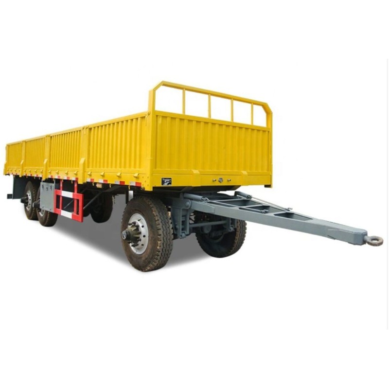 High-Capacity Cargo Timber Transport Trailer with Durable Draw Bar Design