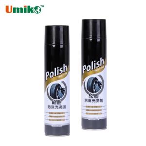 Quality 650ml High Gloss Tyre Foam Polish Vehicle Polish Spray For Deep Cleaning And for sale
