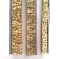 Quality AUTC Filament PBT Industrial Brass Wire Metal Channel Strip Brushes for sale