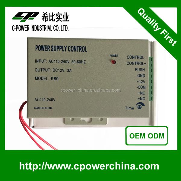 Quality Electric Lock Power Supply Wide Voltage 12V 3A UPS for Security / Monitoring / for sale