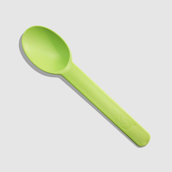 Quality Small Dessert Spoons Made of Biodegradable Cornstarch with Customized Logo and for sale