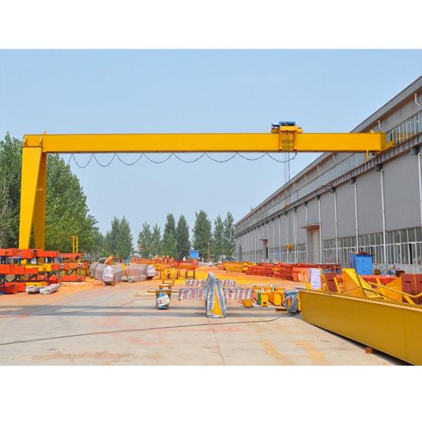Quality Semi Traveling Electric Single Girder Gantry Crane For Building Material Shops for sale