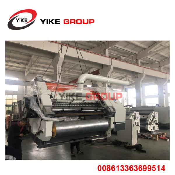 Quality Steam Heating Corrugated Box Making Machine , Single Facer Corrugated Machine for sale