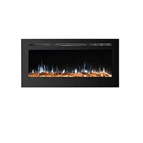 Quality Wall Mounted Electric Fireplace with 9 Colors Flame Household 36 Inch Private Mold NO for sale