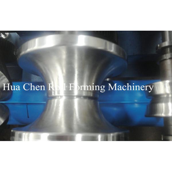 Quality Color Steel Sheet Circular Downspout Roll Forming Machine With 15 Rows for sale