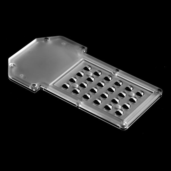 Quality 24x1 Street Lamp Lens , 2835 LED Lens PC Material For Outdoor for sale