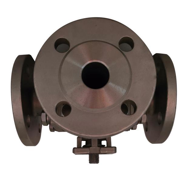 Quality Pneumatic Flanged Ball Valve 3-Piece Split Type Pneumatic Control for sale