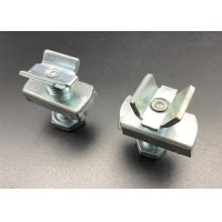 Quality Strut Channel Seismic Hanging Bracing Fittings Of V Threaded Rod Stiffener Clamp for sale