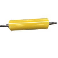 Quality Heavy Duty PU Coated Roller 90 A Shore Hardness Polyurethane Conveyor Rollers for sale
