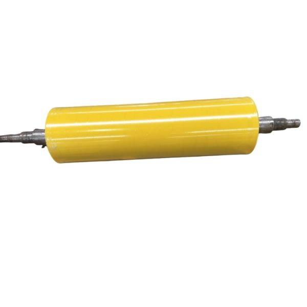 Quality Heavy Duty PU Coated Roller 90 A Shore Hardness Polyurethane Conveyor Rollers for sale