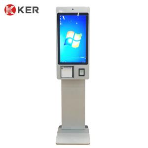 Quality 1920*1080 Floor Stand All In One Restaurants Self Service Ordering Kiosk for sale