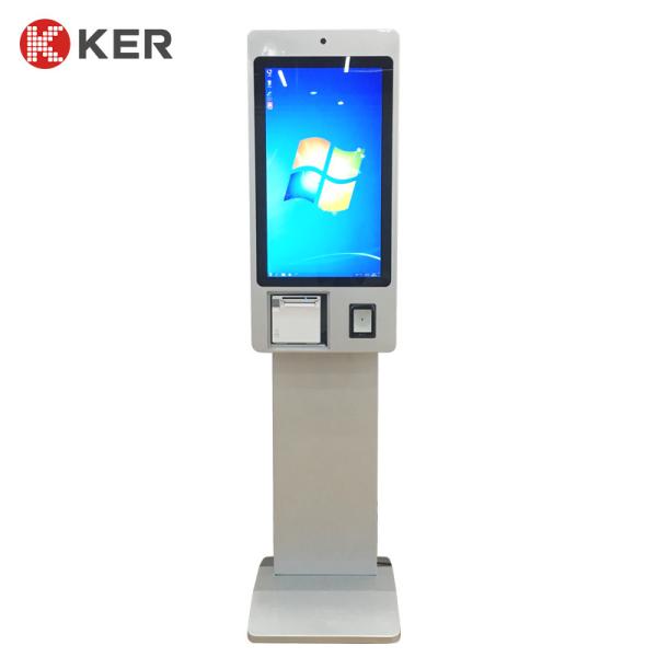 Quality 1920*1080 Floor Stand All In One Restaurants Self Service Ordering Kiosk for sale