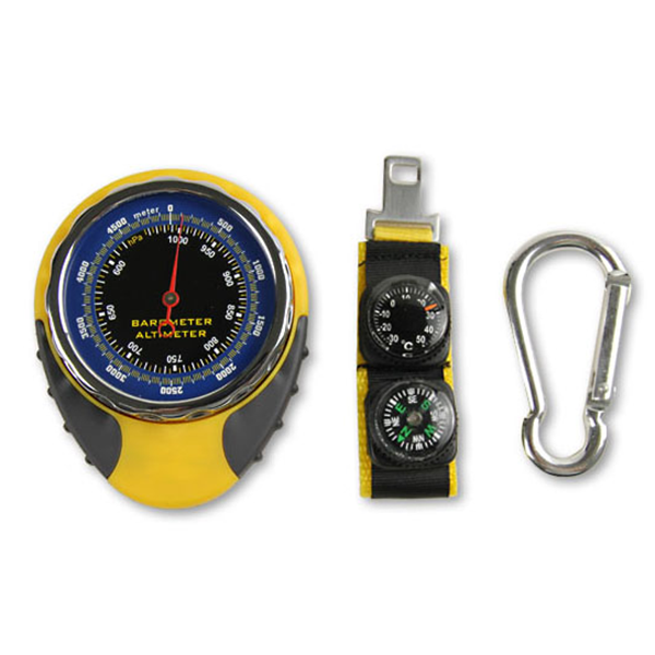 Quality Digital Altimeter Barometer Mingle Thermometer Hanging Ring For Outdoor Activity for sale