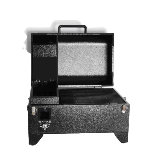 Quality Easy Operating Powder Coated Electric Pellet Grill and Smoker for Compact Outdoor BBQ for sale