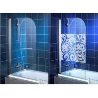 China High Purity Clear Bath Shower Screen , Single Tempered Glass Panel factory