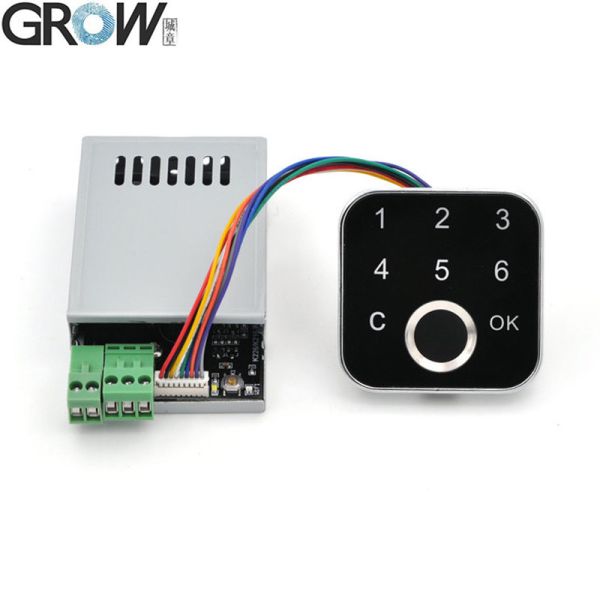 Quality GROW K226+G16 DC10-30V Admin/User Fingerprint Password Access Control Board 4 Relay Output Mode For Door Access Control System for sale