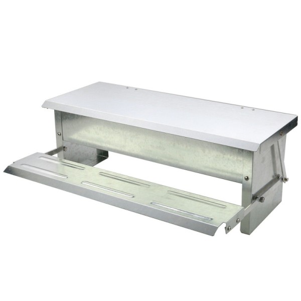 Quality 1.2mm Hot Galvanized 10.4L Automatic Timer Chicken Feeder for sale