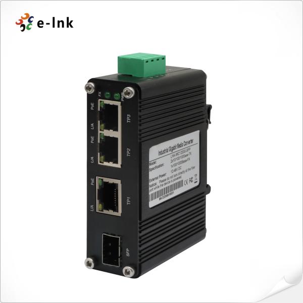 Quality Solar-Powered Industrial PoE Switch with Wide Temp and Voltage Booster DIN Rail for sale
