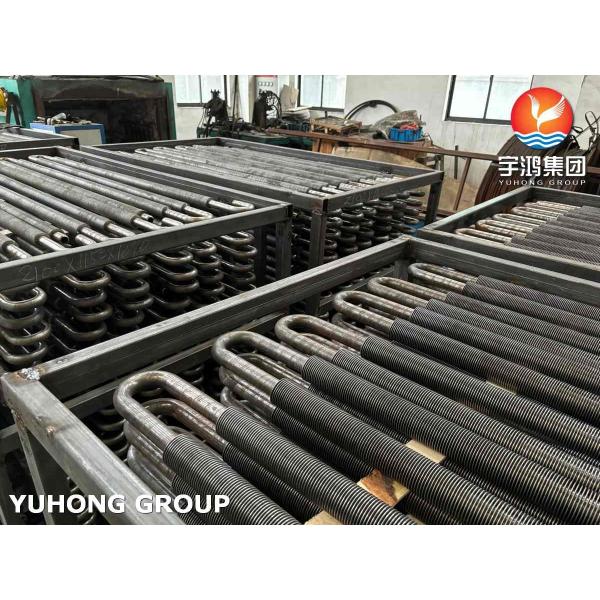 Quality High Frequency Welding Fin Tube , U Bend Type (U Bend Fin Tube),SA213 T9 And SS409, Evaporator Application for sale