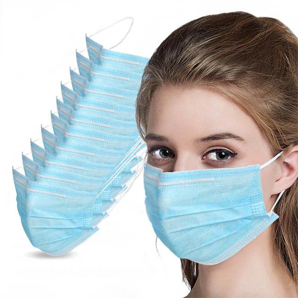 Quality Anti Virus Non Woven Face Mask Three Layers Disposable Medical Face Mask for sale