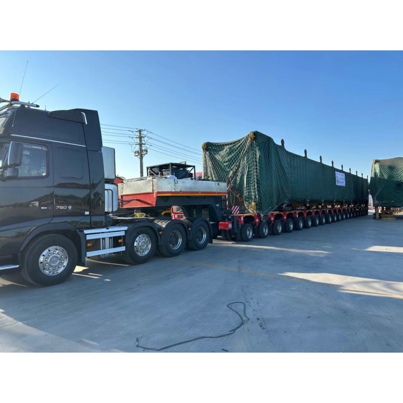 Hot Selling Hydraulic Retractable Axis Great Capacity Truck Flatbed Semi Trailer