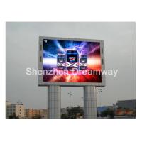 Quality P 10 Outdoor Advertising LED Display Screen 1R1G1B with IP65 Waterproof , 10000 for sale