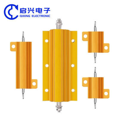 Quality RX24 Green Aluminum Case Wirewound Resistor LED Decoding Power Resistor 10w for sale