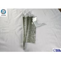 Quality SGCC SECC Mount Sheet Metal L Bracket Galvanized Z Bracket Parts 2.5mm for sale
