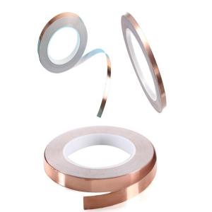 Quality 0.1mm RF Double Sided Copper Shielding Tape With Conductive Adhesive for sale