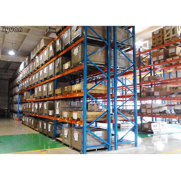 Quality Stackable Steel Heavy Duty Pallet Racks With Customized Size Robot Welding for sale