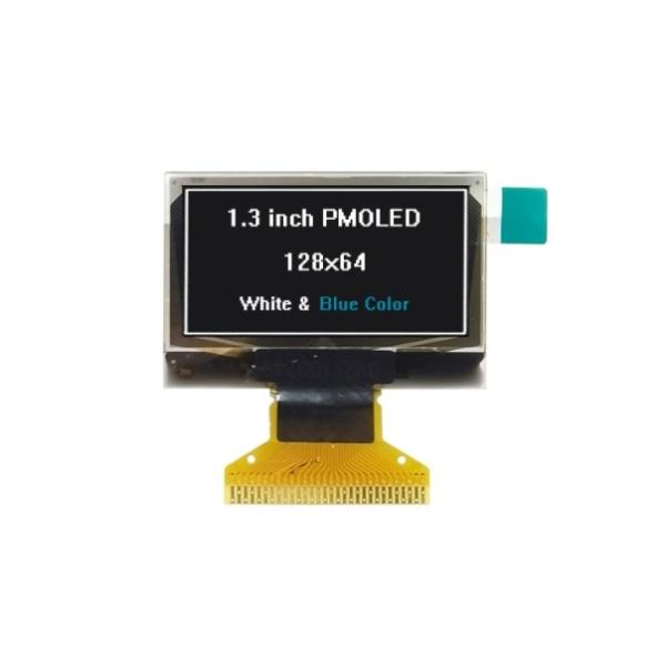 Quality 128x64 1.3'' Mono OLED LCD Display 30Pin Monochrome PMOLED Screen SH1106G for sale