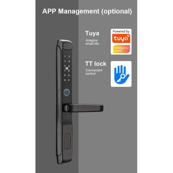 Quality Thermal Break Aluminium Door Lock with Intelligent Fingerprint Unlocking for sale